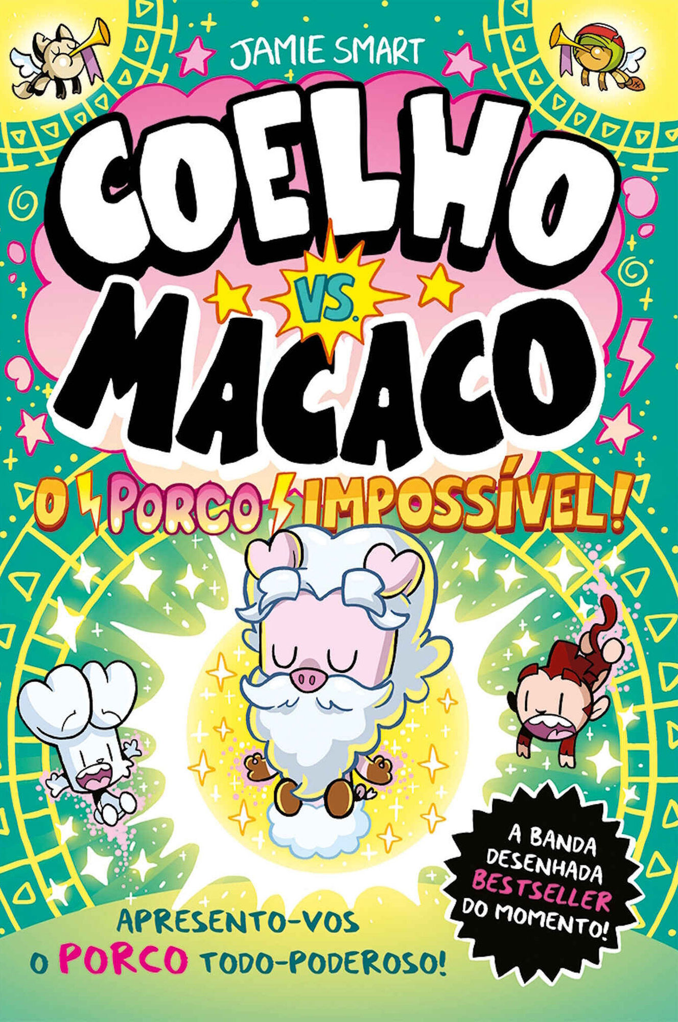 “Coelho VS. Macaco 7+8+9” | Jamie Smart | deusmelivro